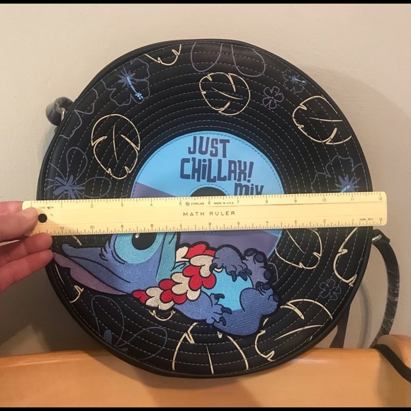 Disney | Bags | Disney Stitch Record Crossbody Bag Nwt New 22 | Poshmark